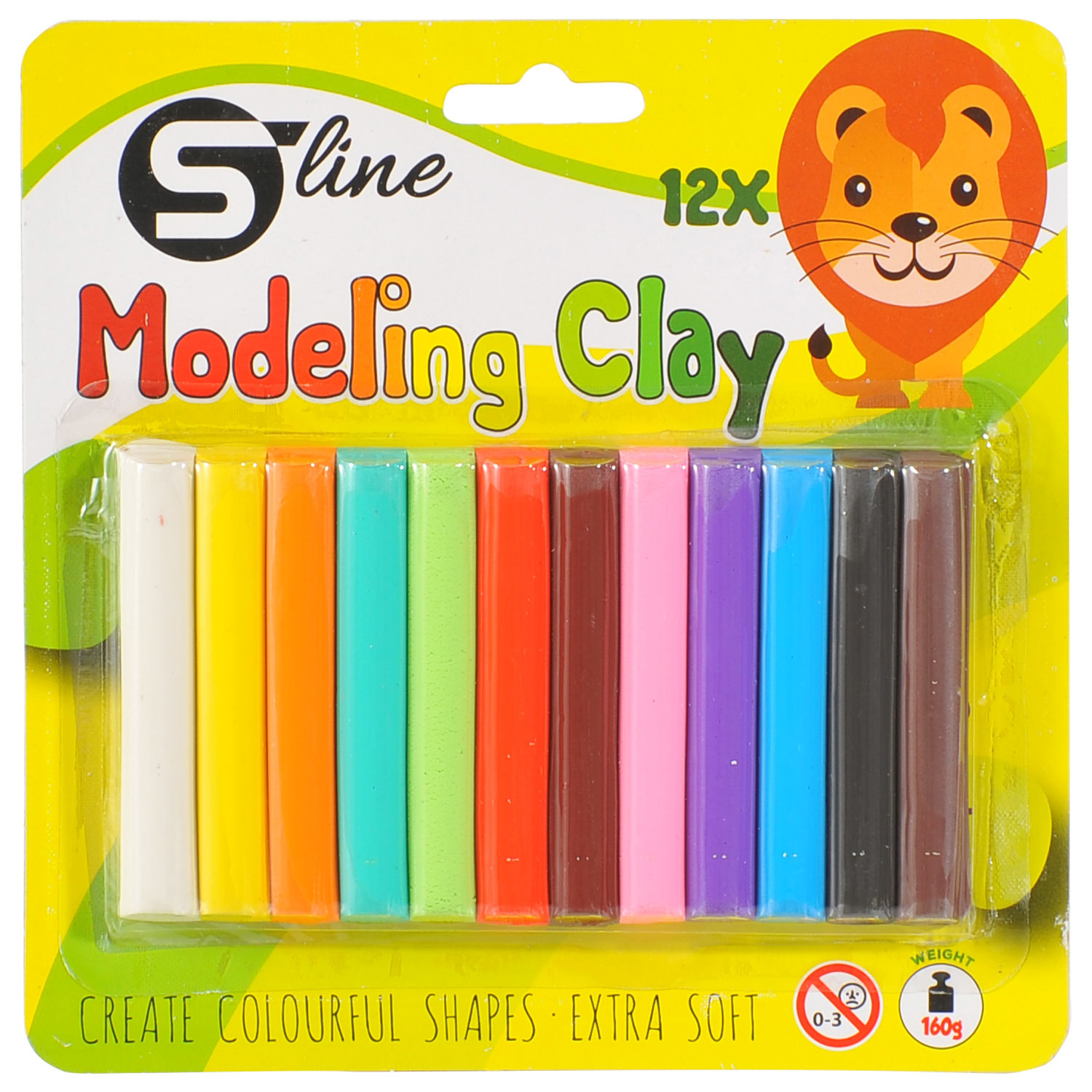 Plastelin S-LINE 12kom - Cenoteka