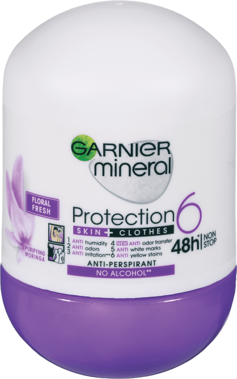 Roll-on GARNIER Protection 6 floral fresh 50ml - Cenoteka