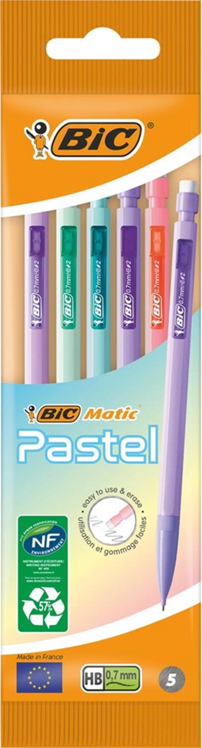 Tehnička olovka BIC matic pastel 5kom - Cenoteka