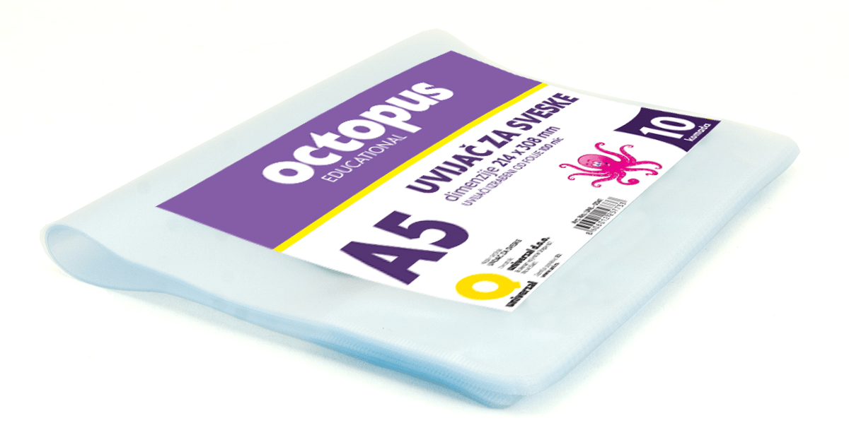 Uvijač za sveske A5 OCTOPUS 10kom - Cenoteka