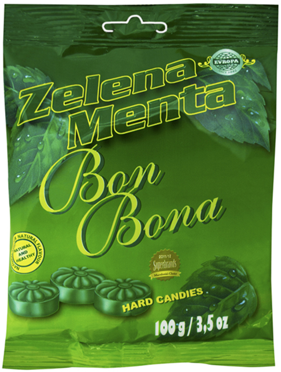 Bombone EVROPA zelena menta 100g - Cenoteka