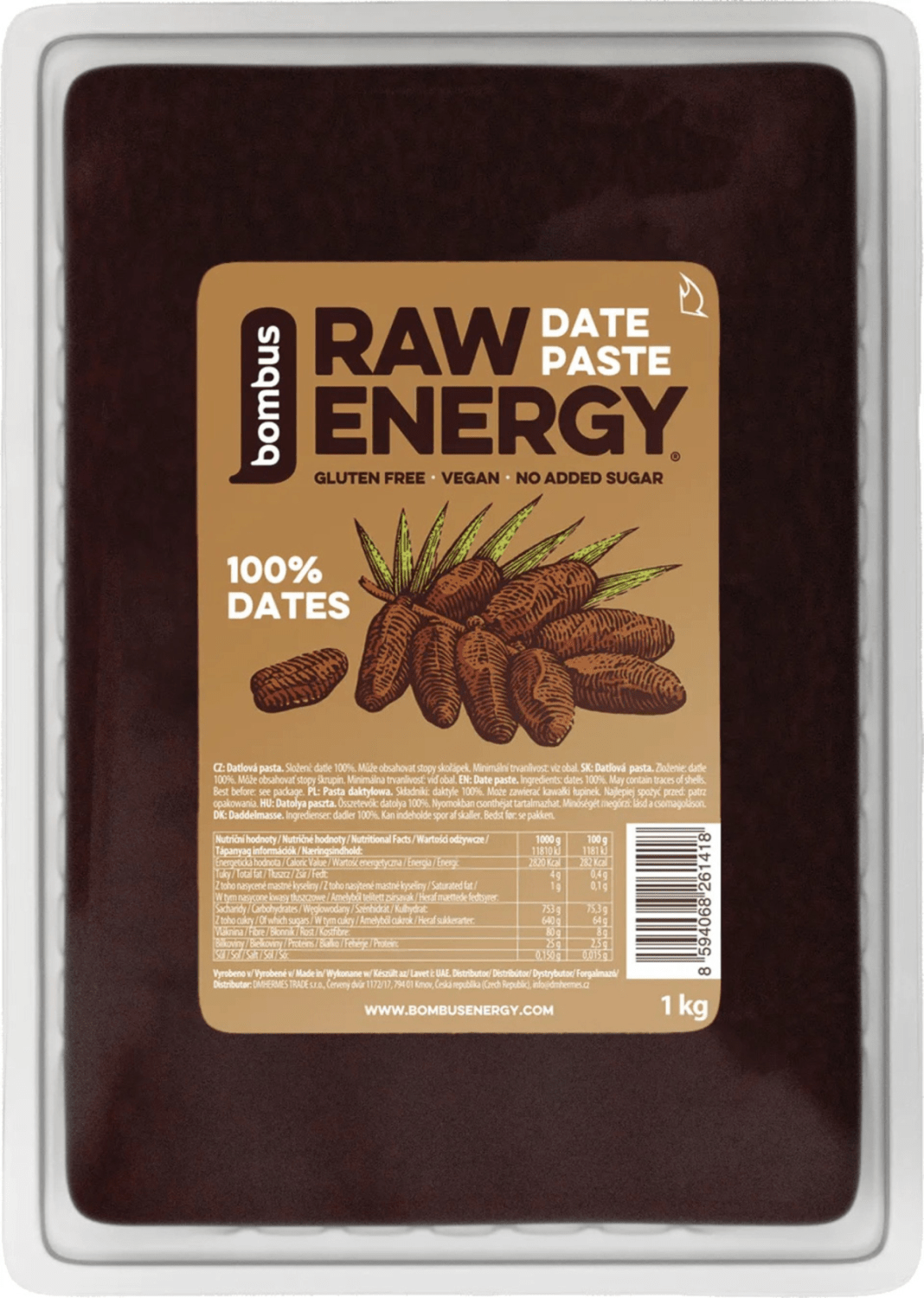 BOMBUS raw energy pasta od urme 1kg - Cenoteka
