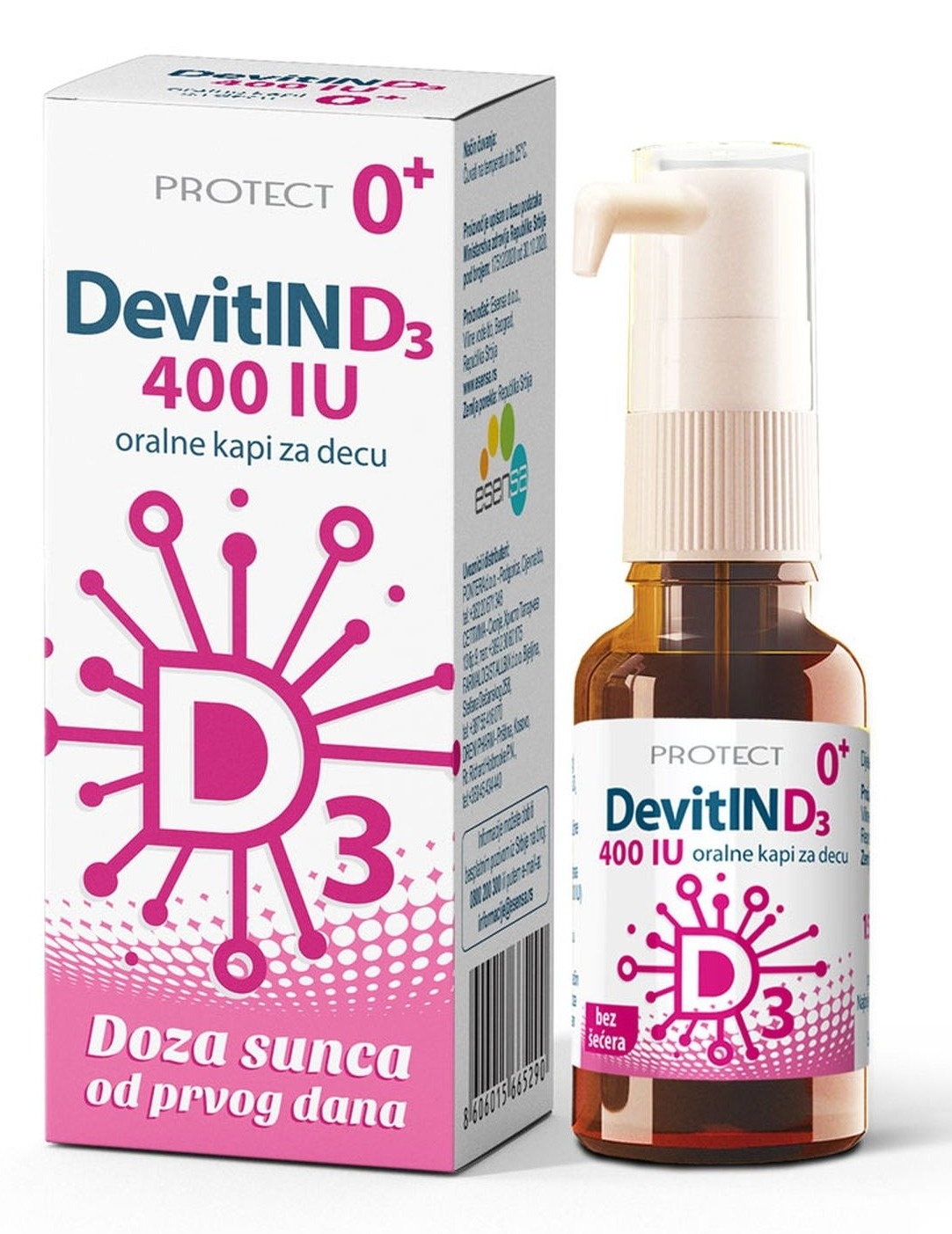 DEVITIN D3 400IU kapi za decu 15ml - Cenoteka