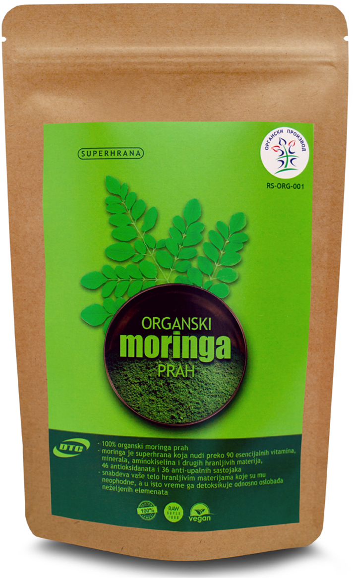 DTC organska moringa prah 100g - Cenoteka