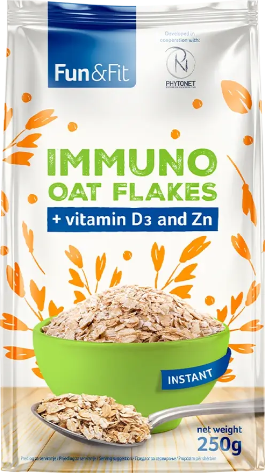 Ovsene pahuljice FUN&FIT immuno 250g - Cenoteka