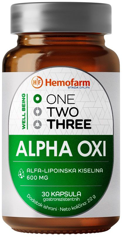 HEMOFARM Alphalipoin oxi kapsule 30kom - Cenoteka