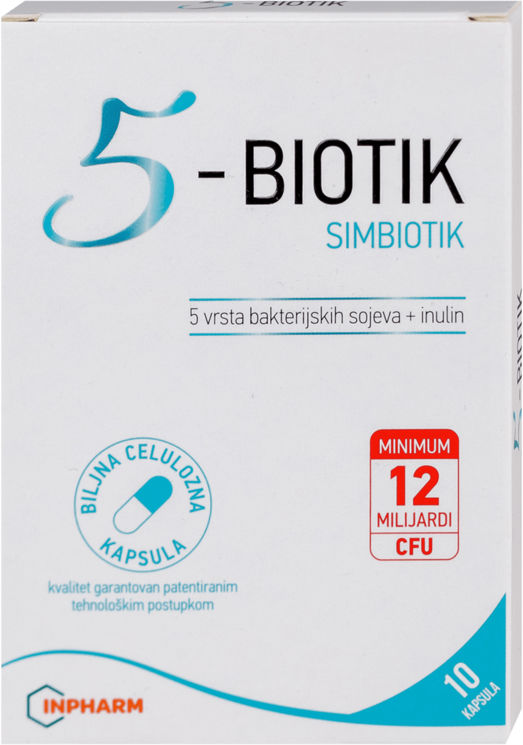 INPHARM 5-biotik kapsule 10kom - Cenoteka