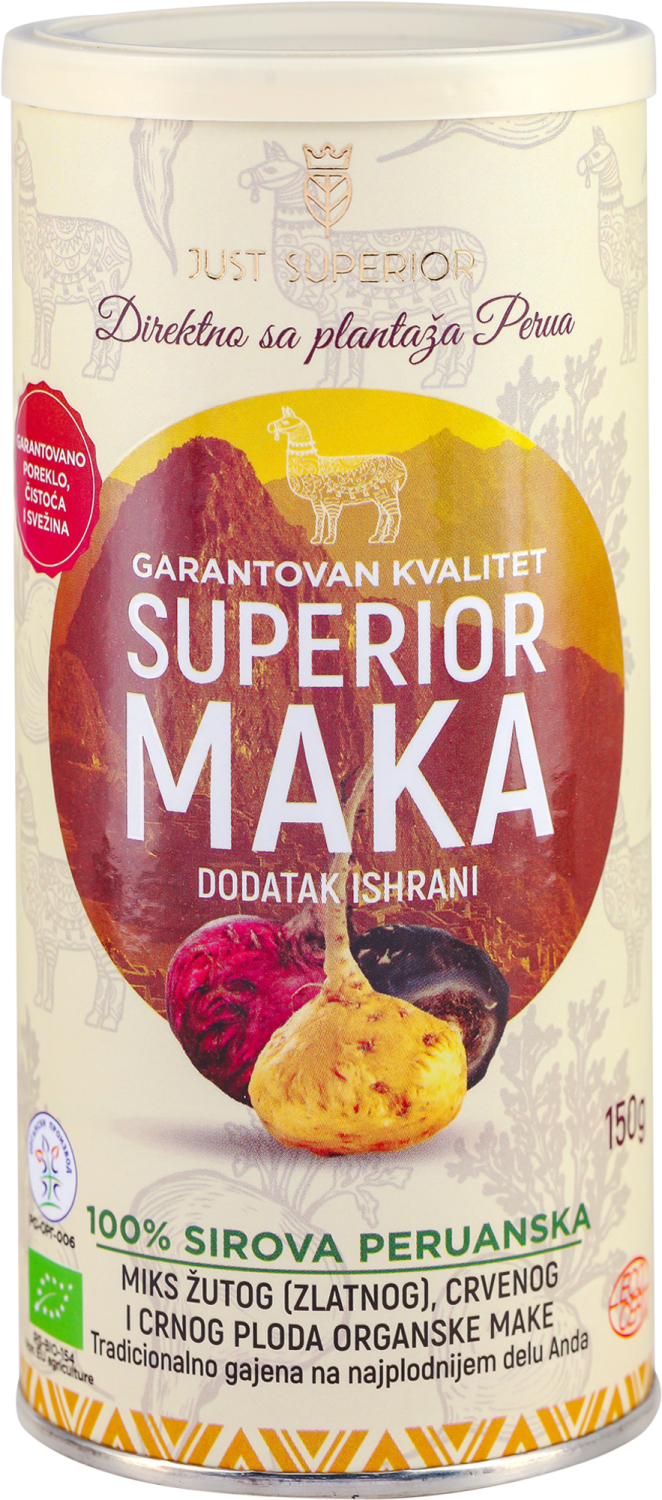 JUST SUPERIOR organska sirova maka u prahu 150g - Cenoteka