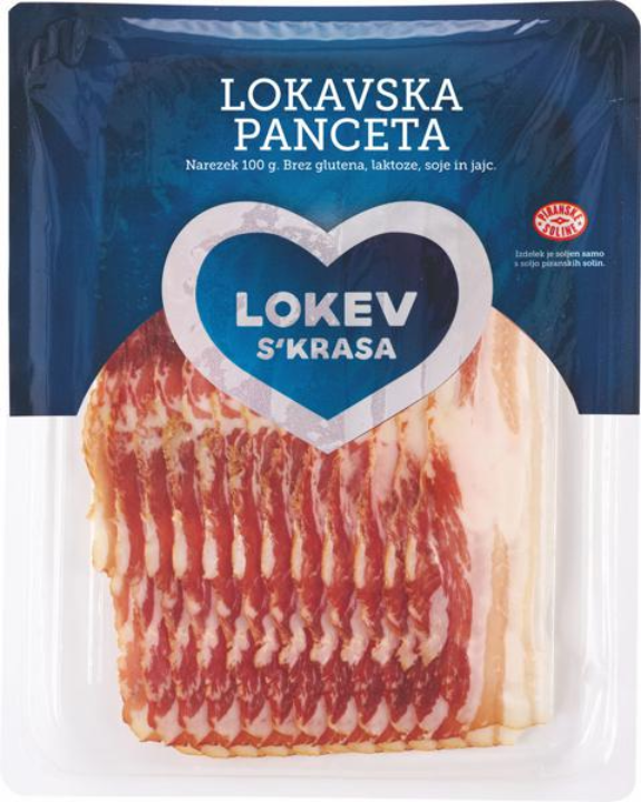 Lokavska pančeta slajs CELJSKE MESNINE 100g - Cenoteka