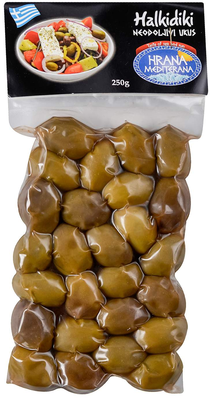 HALKIDIKI zelene masline sa košticom 250g - Cene i Akcije