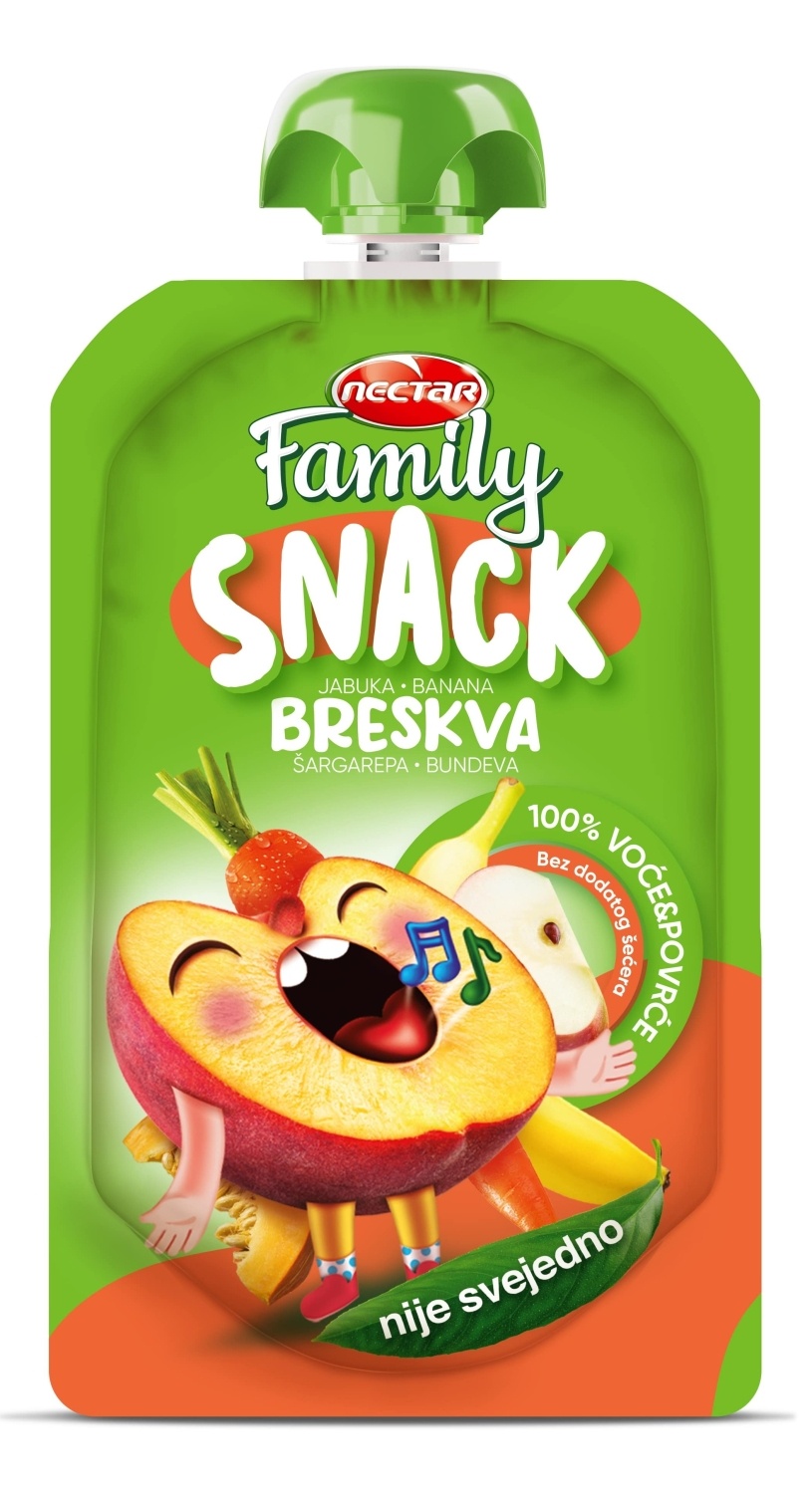 NECTAR family snack breskva 100g - Cenoteka