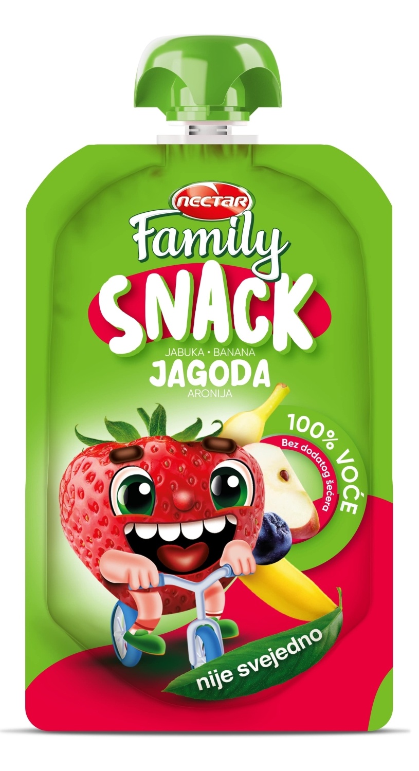 NECTAR family snack jagoda 100g - Cenoteka
