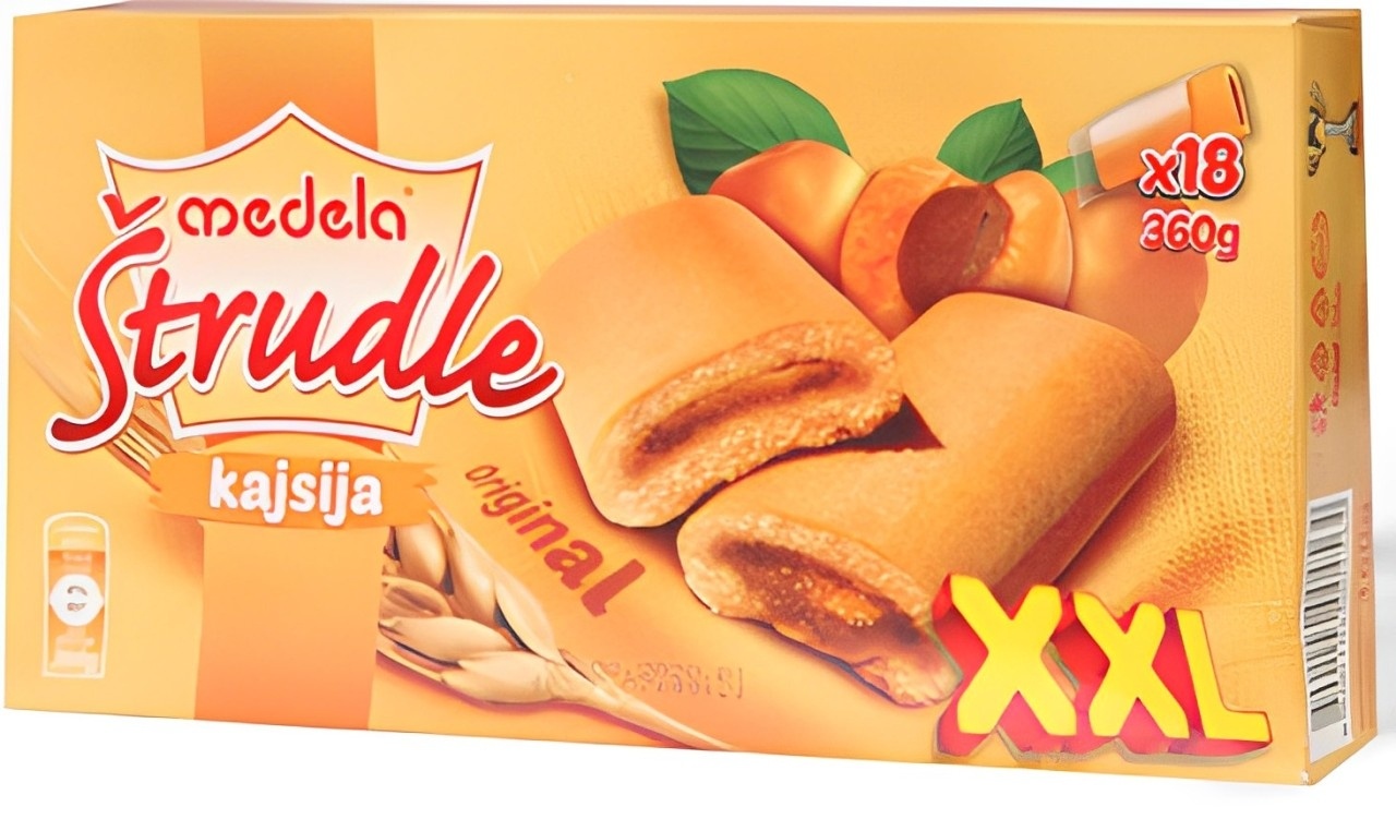 Štrudla MEDELA kajsija 360g - Cenoteka