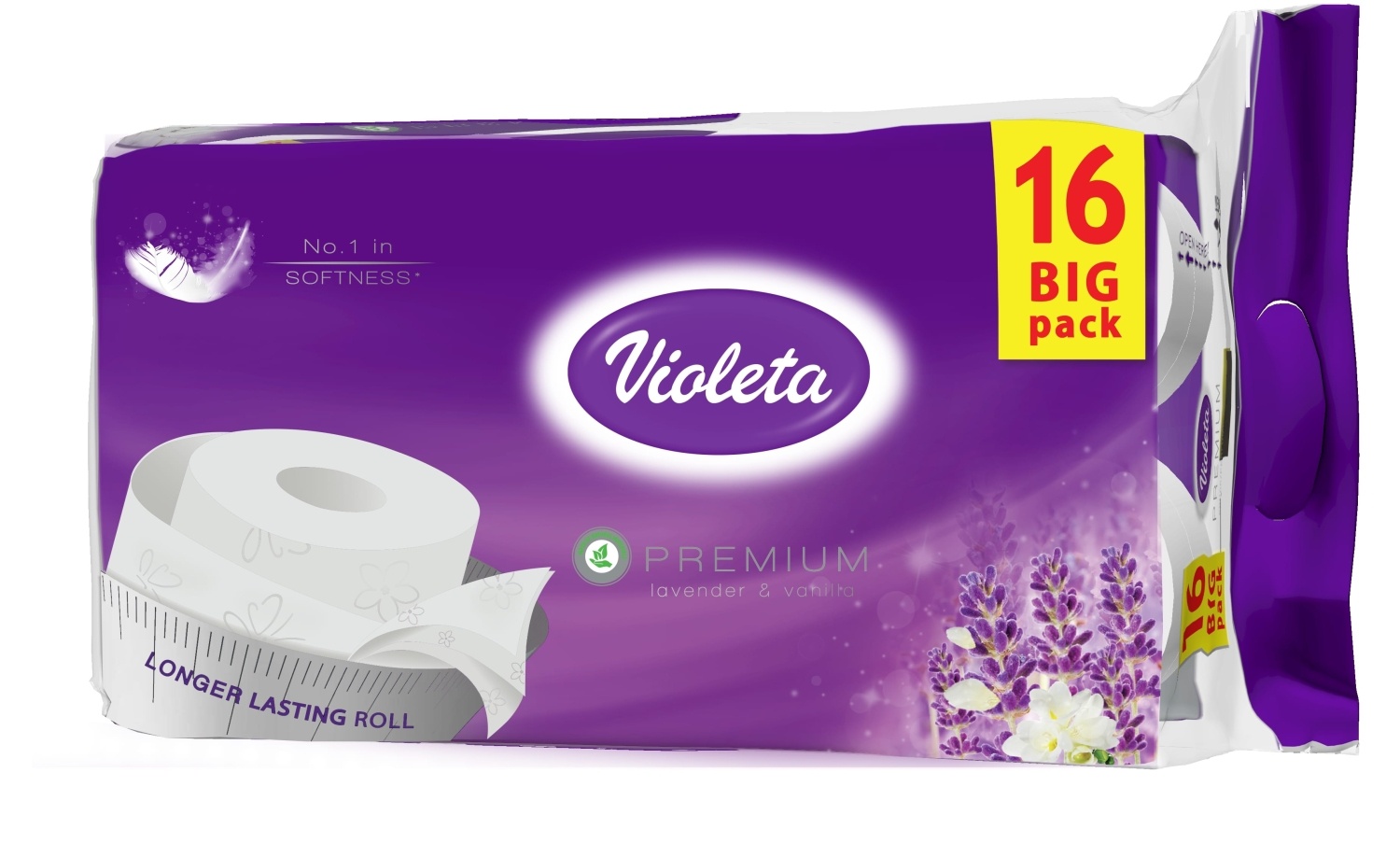 Toalet papir VIOLETA premium lavanda 16kom - Cenoteka