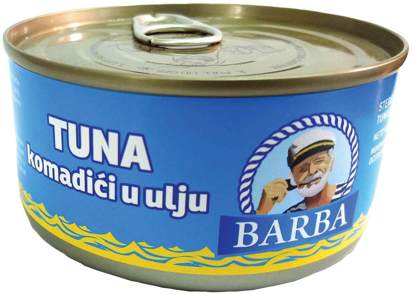 Tunjevina BARBA komadići u ulju 170g - Cenoteka