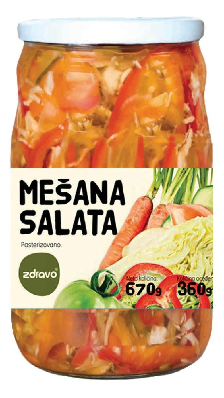 ZDRAVO mešana salata 680g - Cene i Akcije