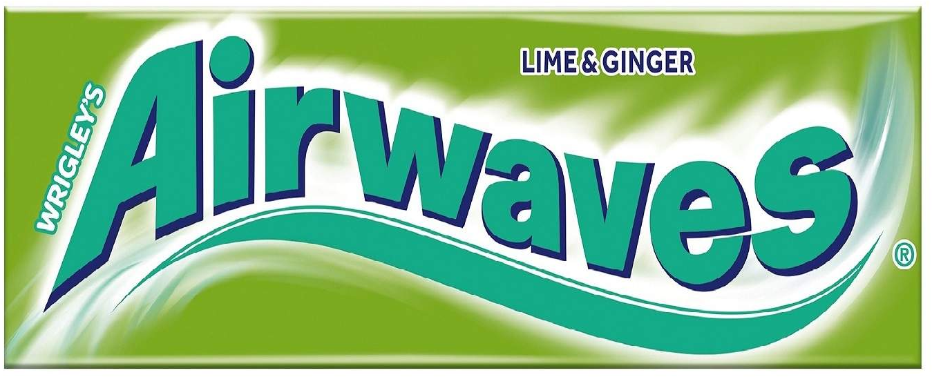 Žvake AIRWAVES lime&ginger 14g - Cenoteka