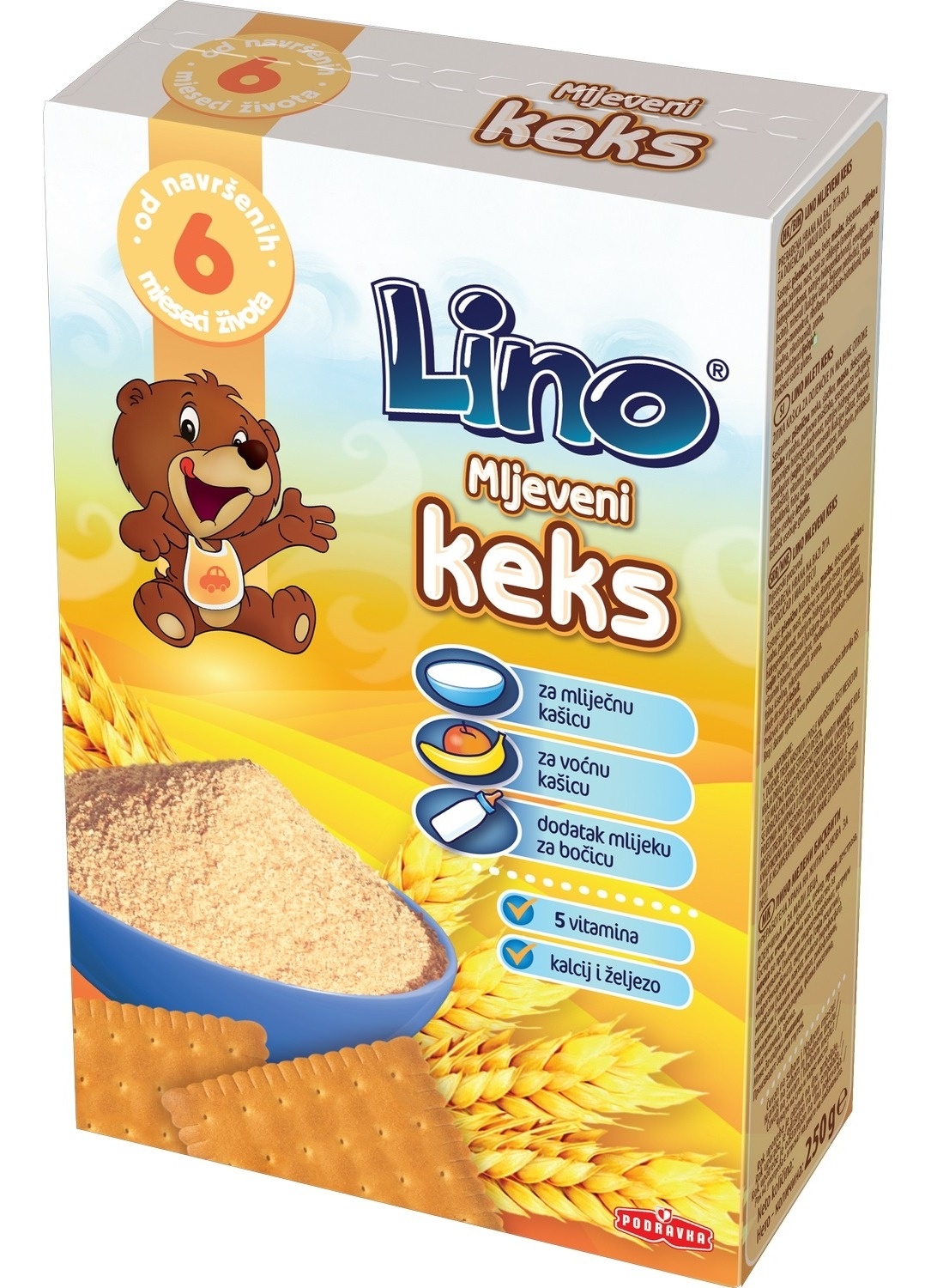 LINO mleveni keks 250g - Cenoteka