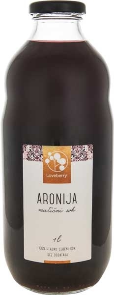 LOVEBERRY matični sok aronija 1l - Cenoteka