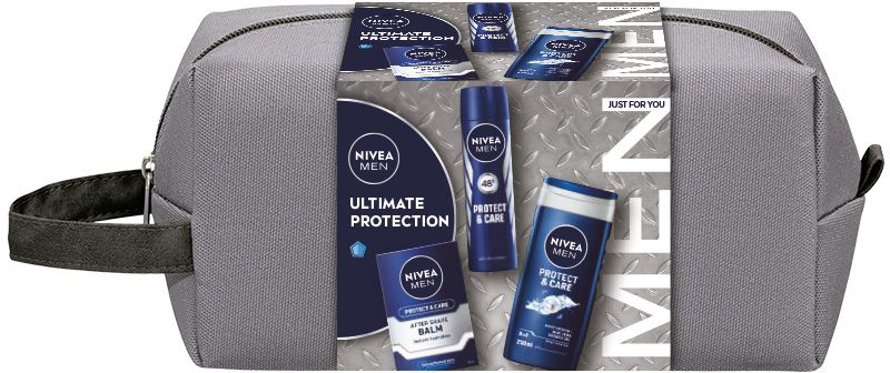 NIVEA Men set Ultimate protect (after shave, deo i kupka) - Cenoteka