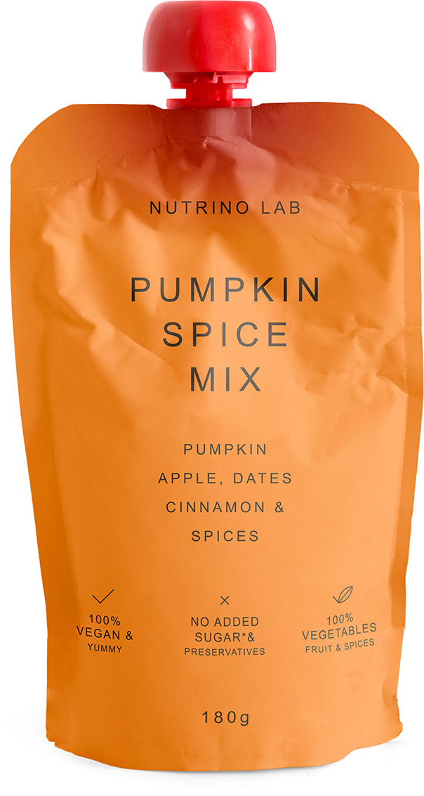 NUTRINO Lab Pumpkin spice mix voćni pire bundeva jabuka urme cimet 180g - Cenoteka