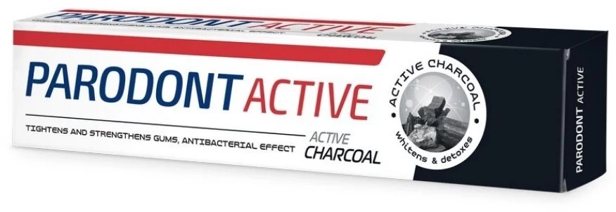 Pasta za zube ASTERA Parodont active charcoal 75ml - Cenoteka