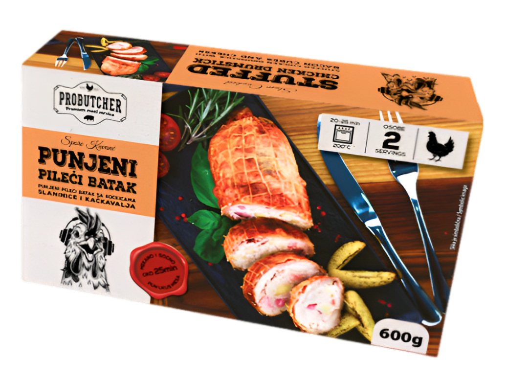 PRO BUTCHER punjeni pileći batak 600g - Cenoteka