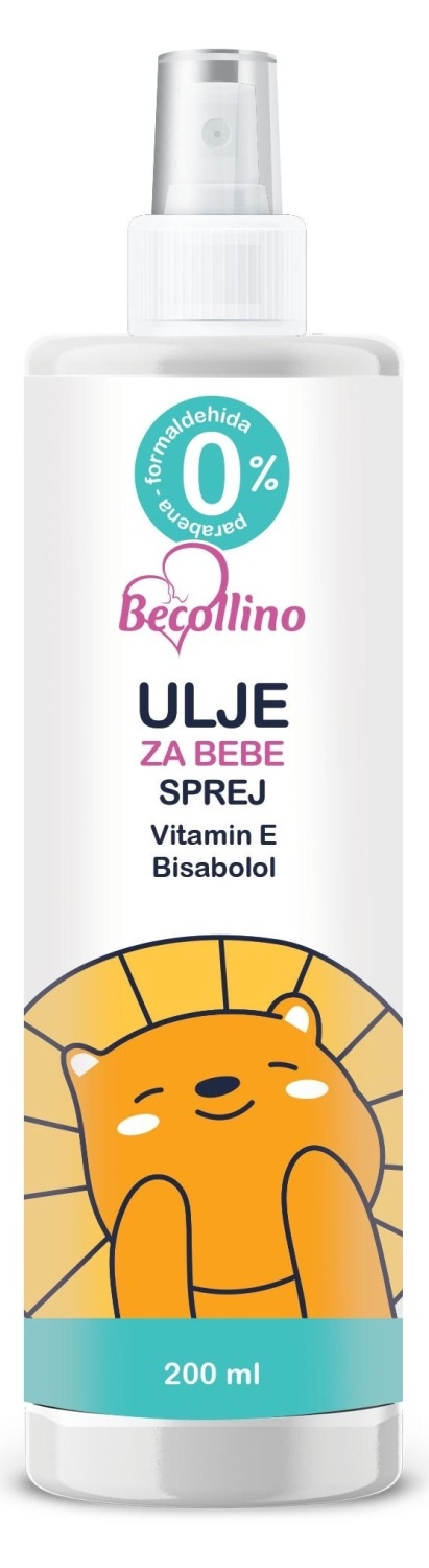Ulje za bebe BECOLLINO 200ml - Cenoteka