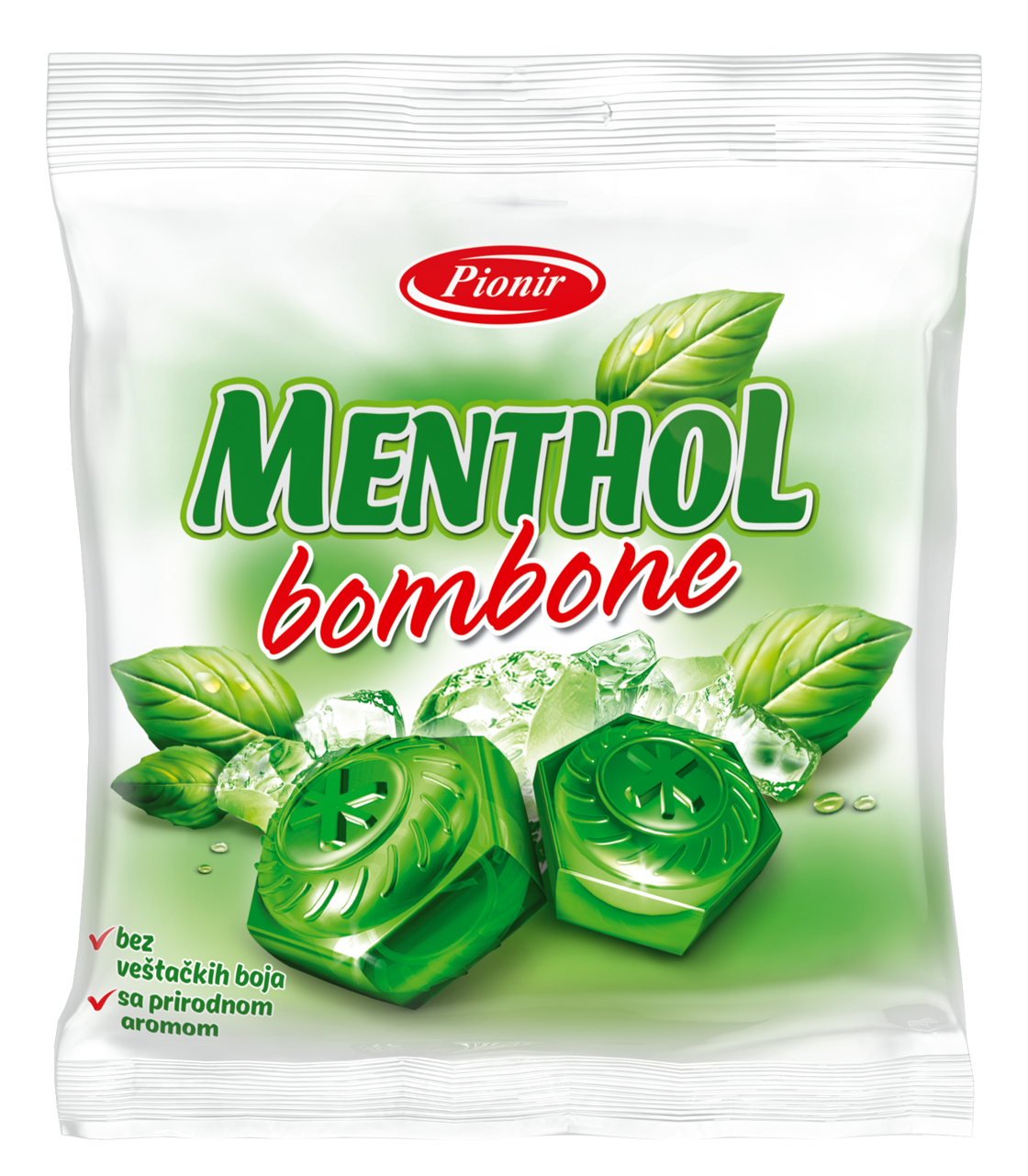 Bombone PIONIR Menthol 100g - Cenoteka