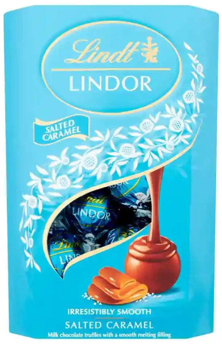 Bombonjera LINDT Lindor salt caramel 200g - Cenoteka