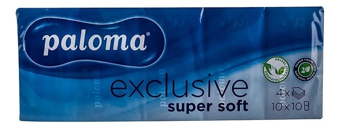 Papirne maramice PALOMA exclusive 4sloja 10kom - Cenoteka