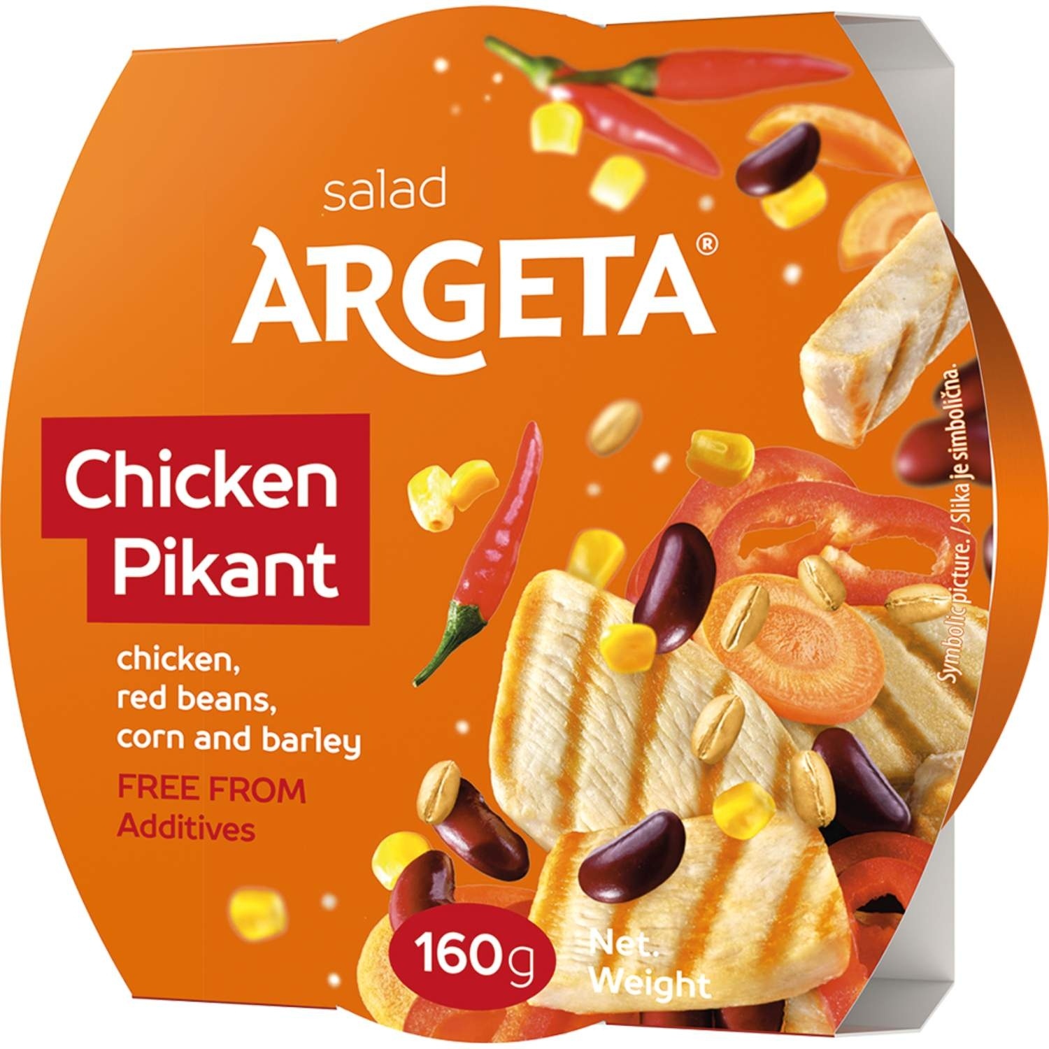 Salata ARGETA Chicken pikant 160g - Cenoteka