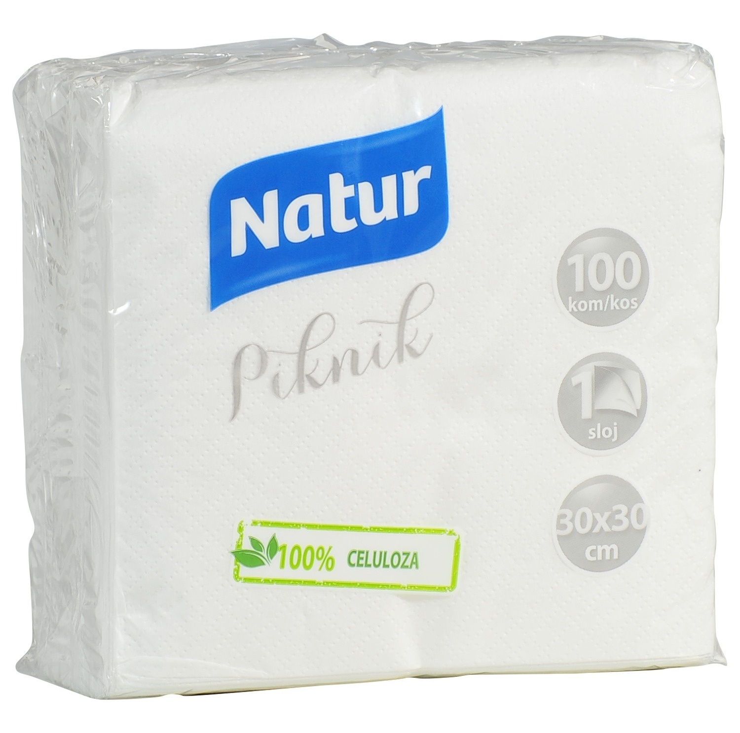 Salvete NATUR bele 1sloj 100kom - Cenoteka