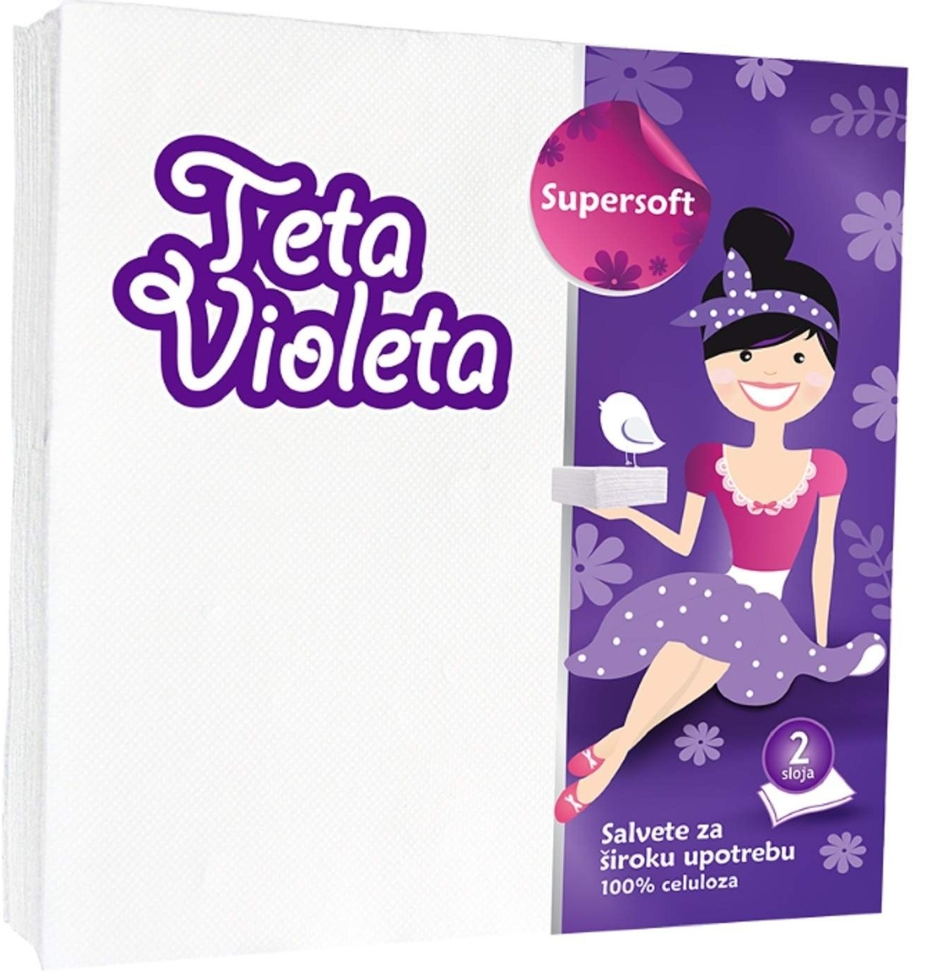 Salvete VIOLETA Super soft 2sloja 25kom - Cene i Akcije