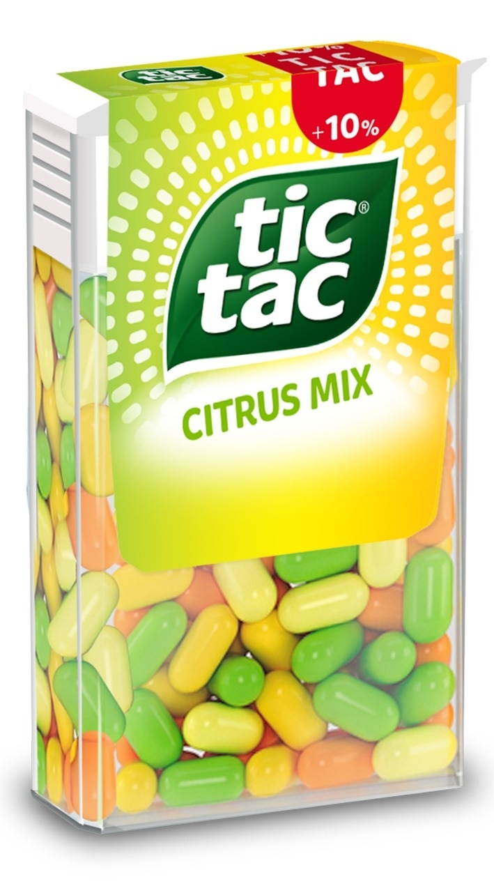 Bombone TIC TAC citrus mix 18g - Cenoteka
