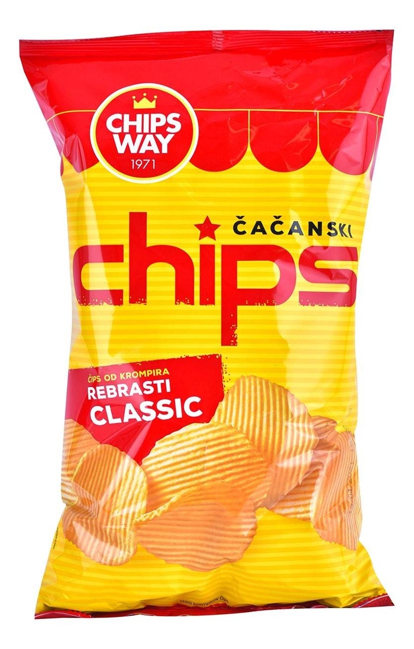 CHIPS WAY classic rebrasti 280g - Cenoteka