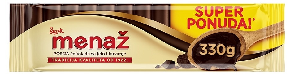 Čokolada MENAŽ za kuvanje 330g - Cenoteka
