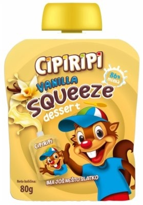 Desert CIPIRIPI Vanilla Squeeze 80g - Cenoteka