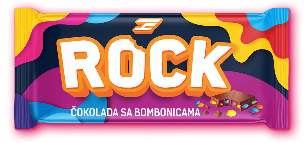 DEX ROCK mlečna čokolada sa bombonicama 100g - Cenoteka
