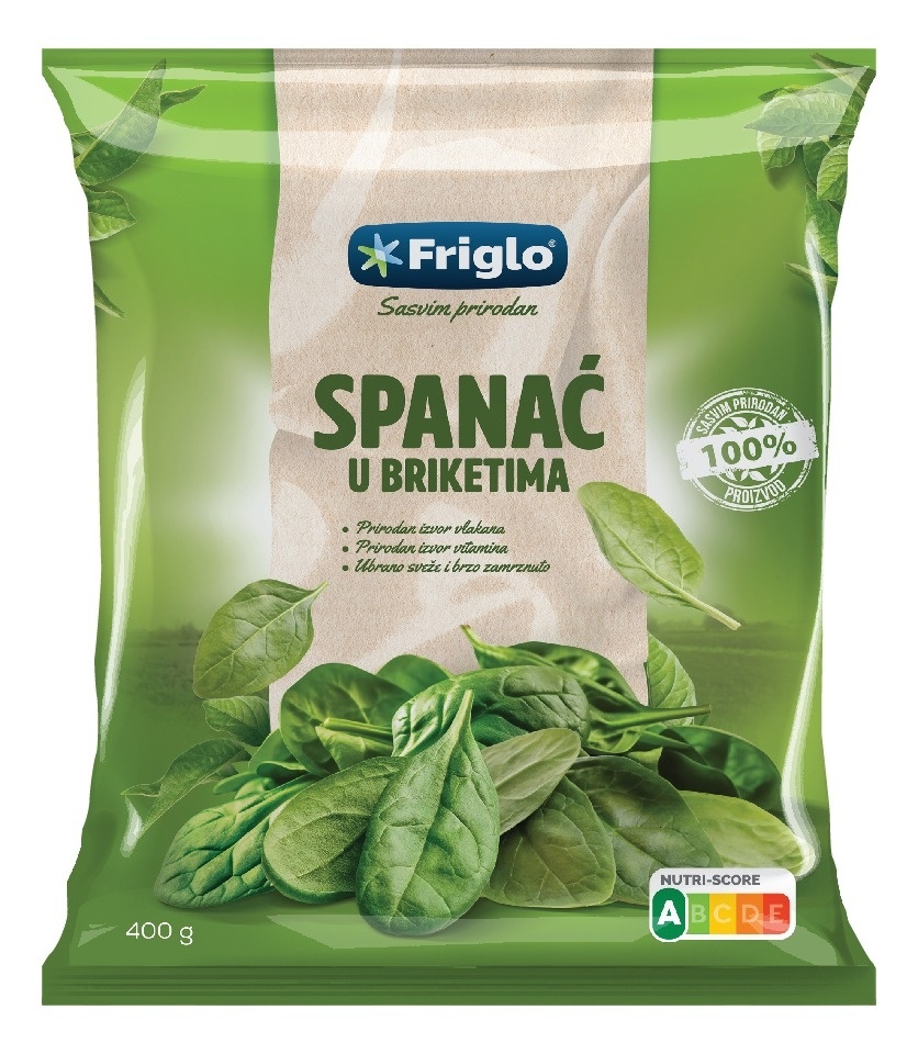 FRIGLO spanać 450g - Cenoteka