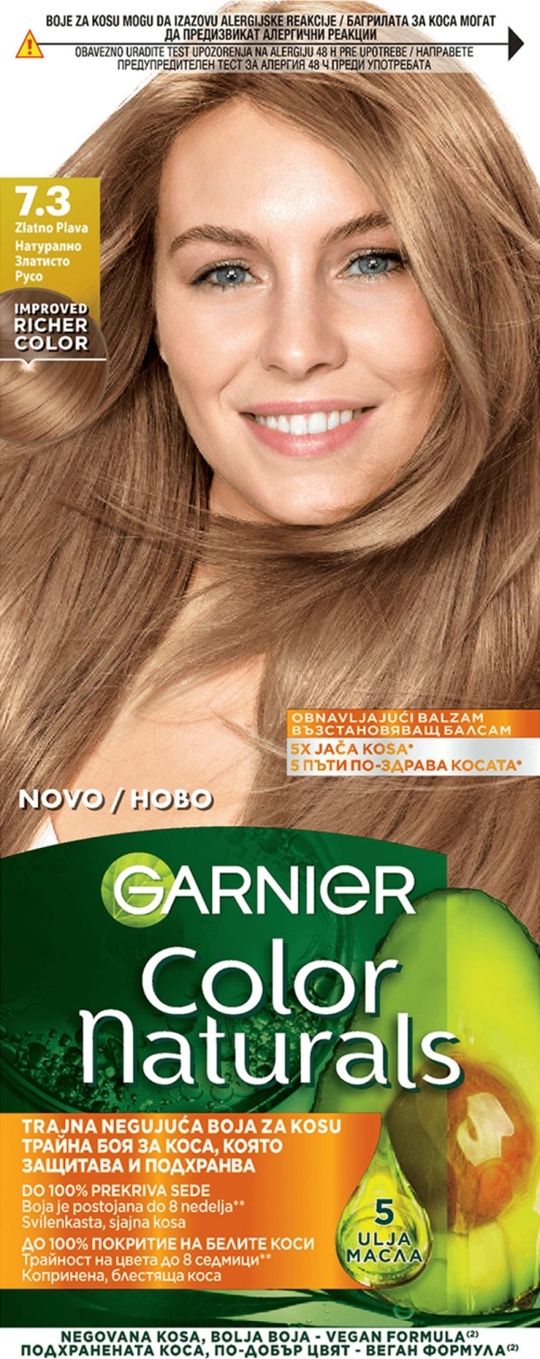 GARNIER Color Naturals farba za kosu 7.3 zlatno plava - Cenoteka