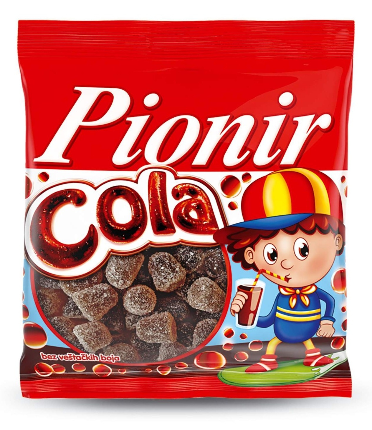 Gumene bombone PIONIR Gummy cola 100g - Cenoteka