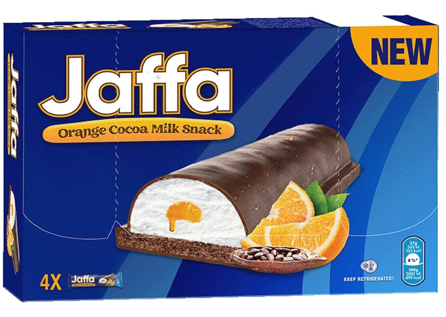 JAFFA Orange cocoa mlečni dezert 4x27g - Cenoteka