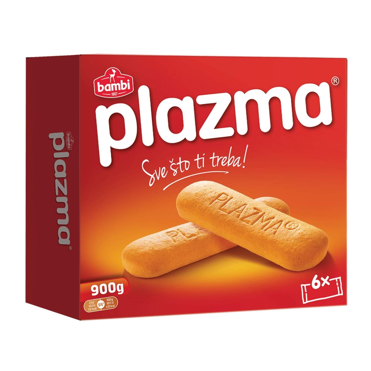 Keks Bambi PLAZMA 900g - Cenoteka