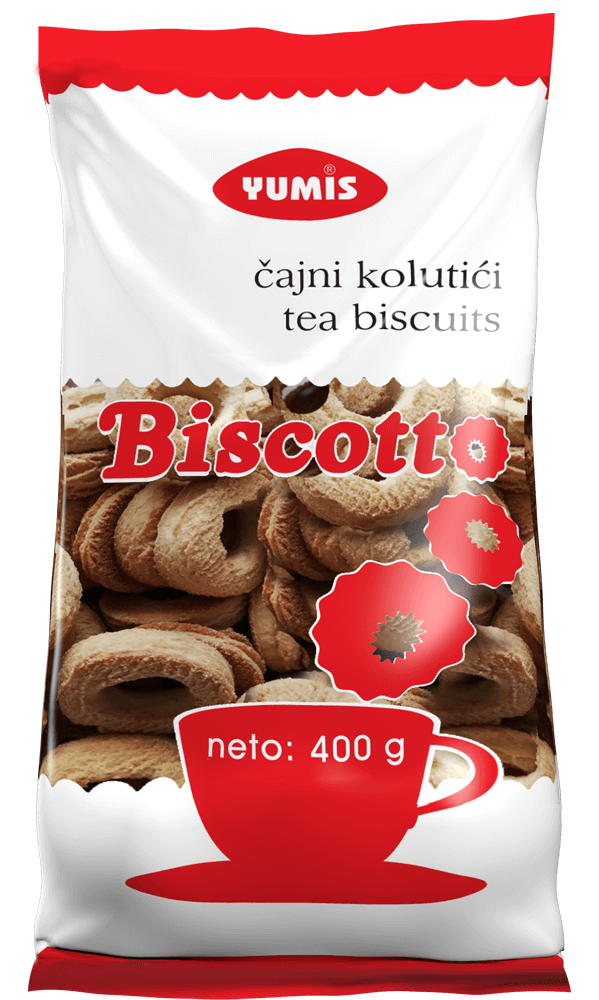 Keks YUMIS Čajni kolutići 400g - Cenoteka