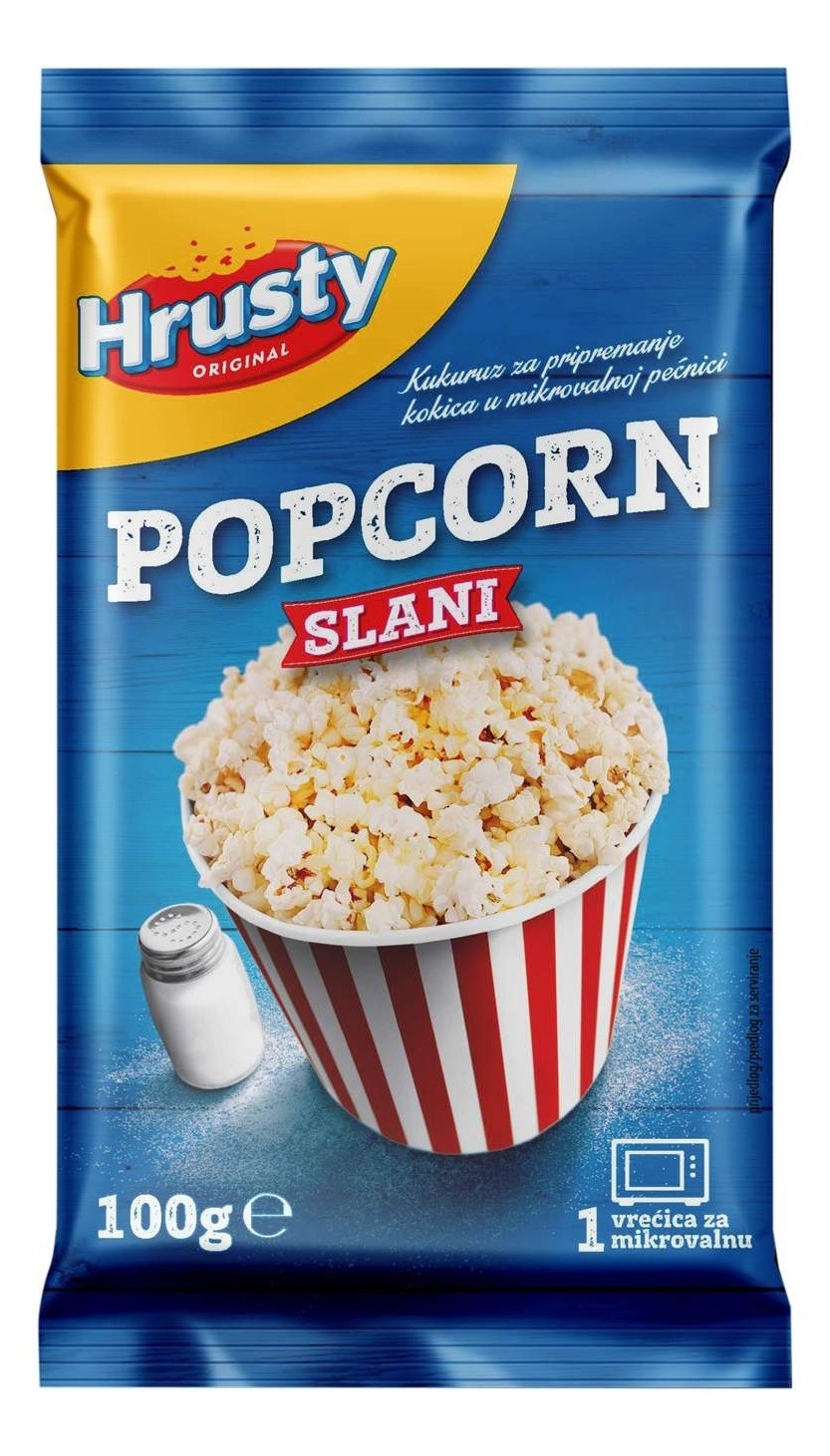 Kokice HRUSTY za mikrotalasnu slane 100g - Cenoteka