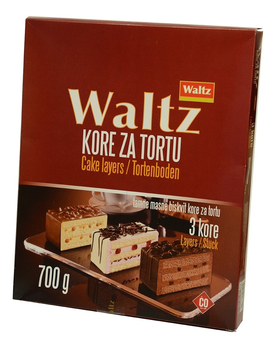 Kore za tortu tamne WALTZ 700g - Cenoteka