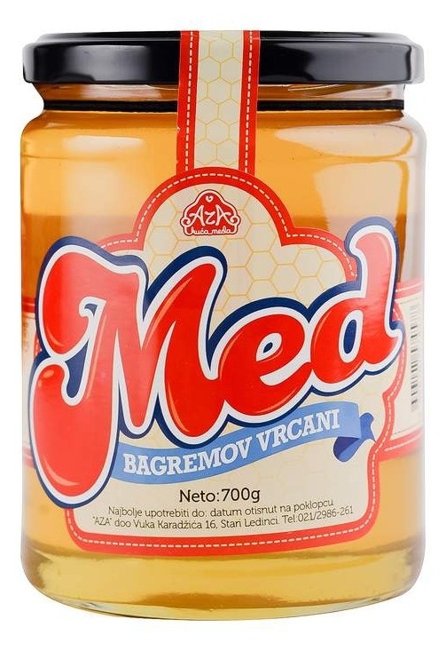 Med AZA Bagremov 700g - Cenoteka