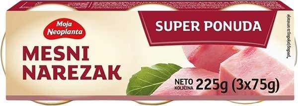 Narezak NEOPLANTA mesni 3X75g - Cenoteka