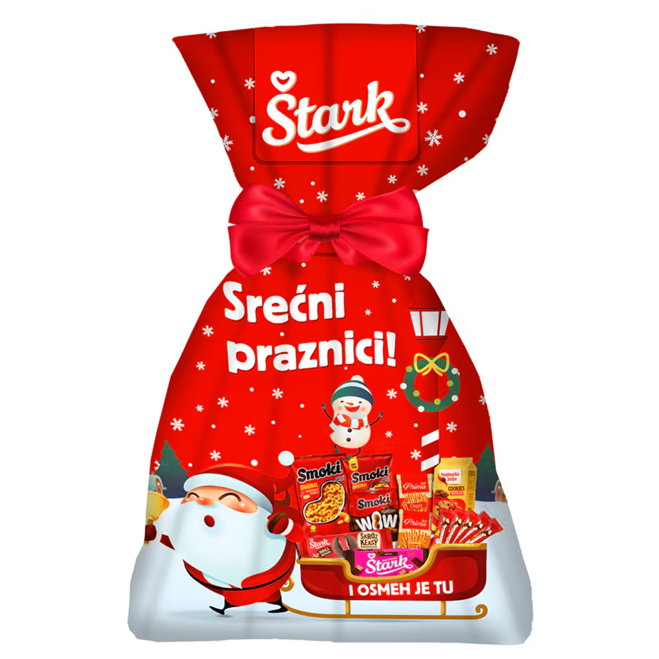 Novogodišnji paketić ŠTARK 965g + igračka - Cenoteka